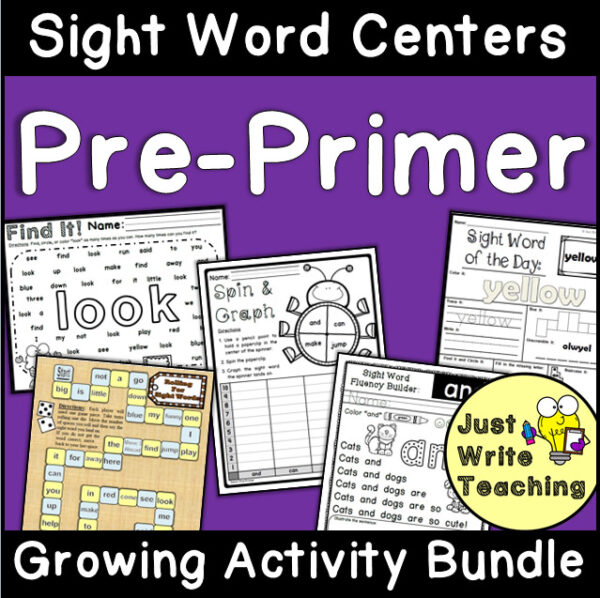 Dolch Pre-Primer Sight Word Bundle - Made By Teachers