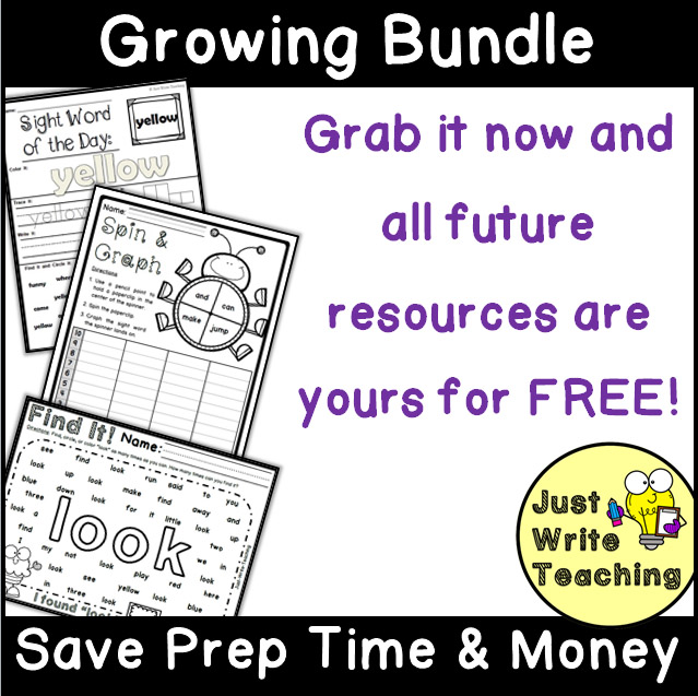 Dolch Pre-Primer Sight Word Bundle - Made By Teachers