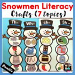Winter Snowman Literacy Activity Bundle - Made By Teachers