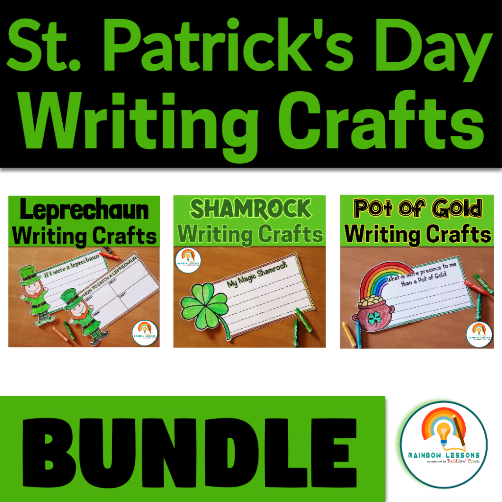 St Patricks Day Writing | Pot of Gold Writing | Leprechaun | Made By ...