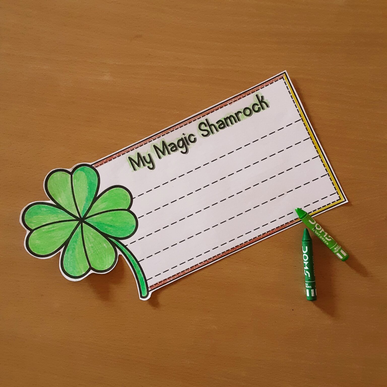 St Patricks Day Writing | Pot of Gold Writing | Leprechaun | Made By ...