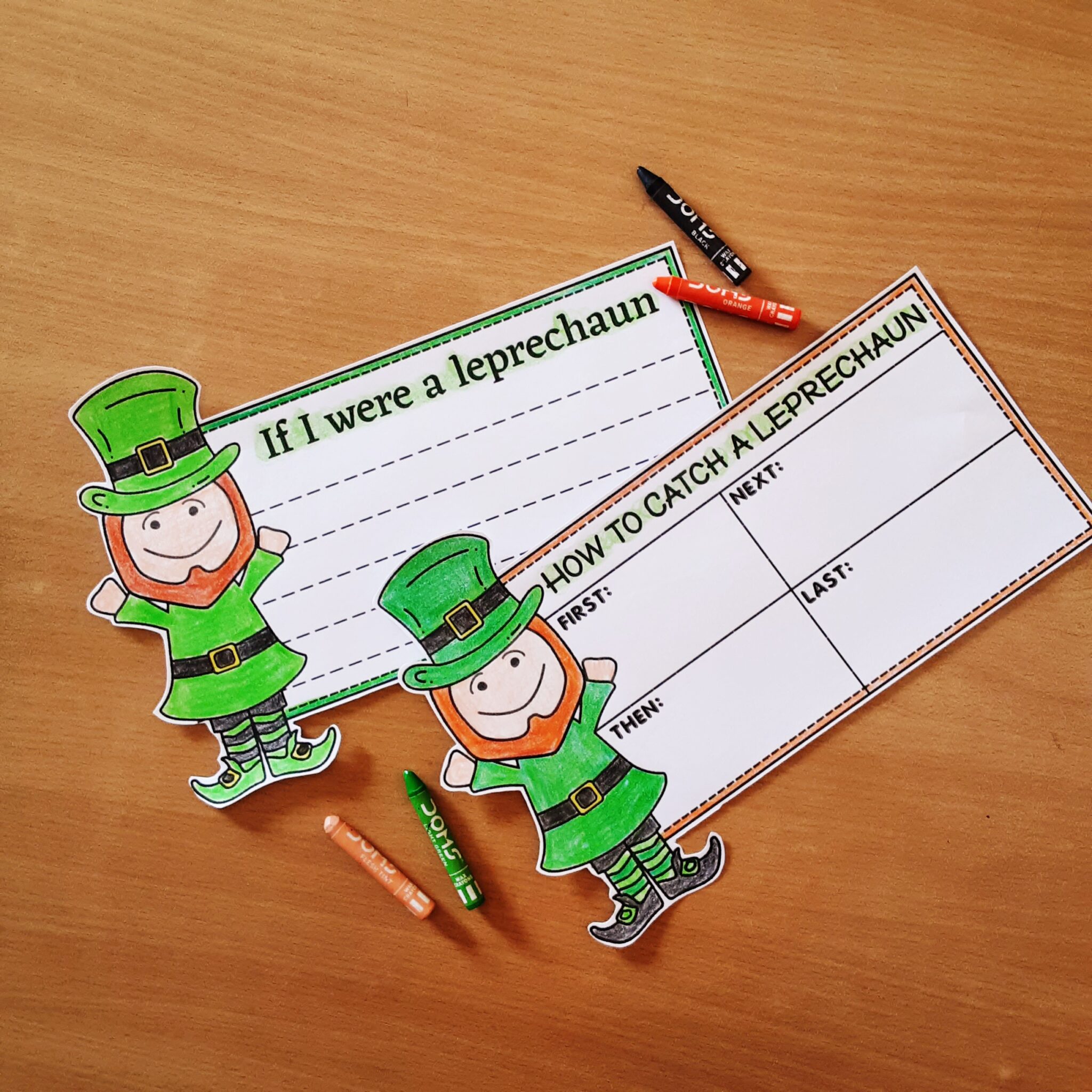 St Patricks Day Writing | Pot of Gold Writing | Leprechaun | Made By ...