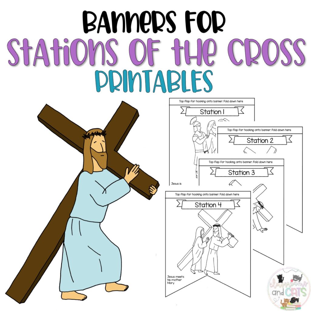 Stations of the Cross Easter Banner - Lent - Holy - Made By Teachers