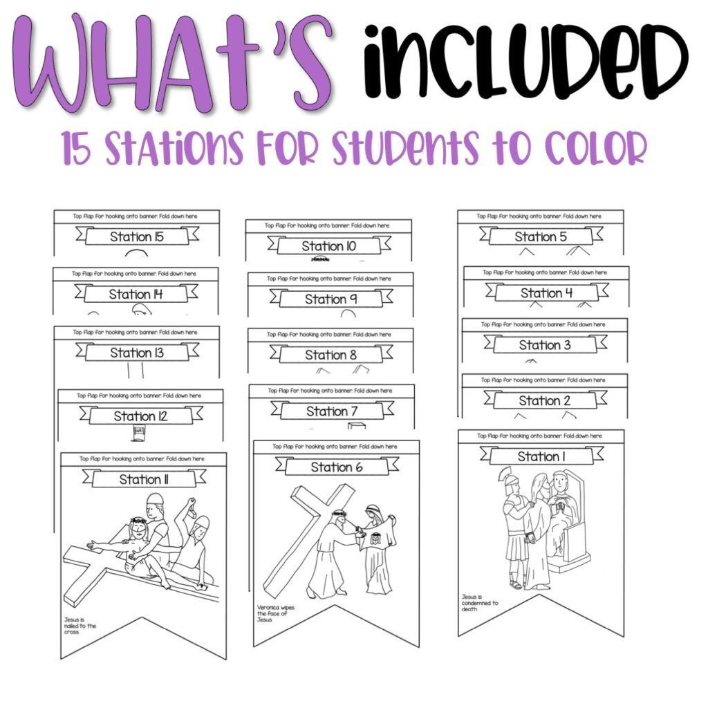 Stations of the Cross Easter Banner - Lent - Holy | Made By Teachers