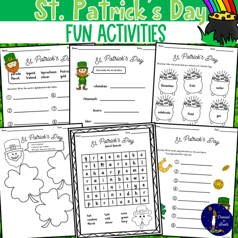 St. Patrick's Day Fun Activities - Made By Teachers