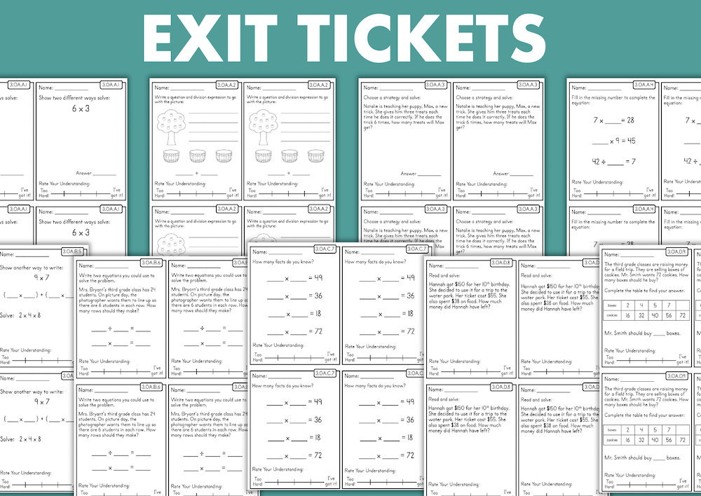 Gr 3 Multiplication Division Assessments Worksheets | Made By Teachers