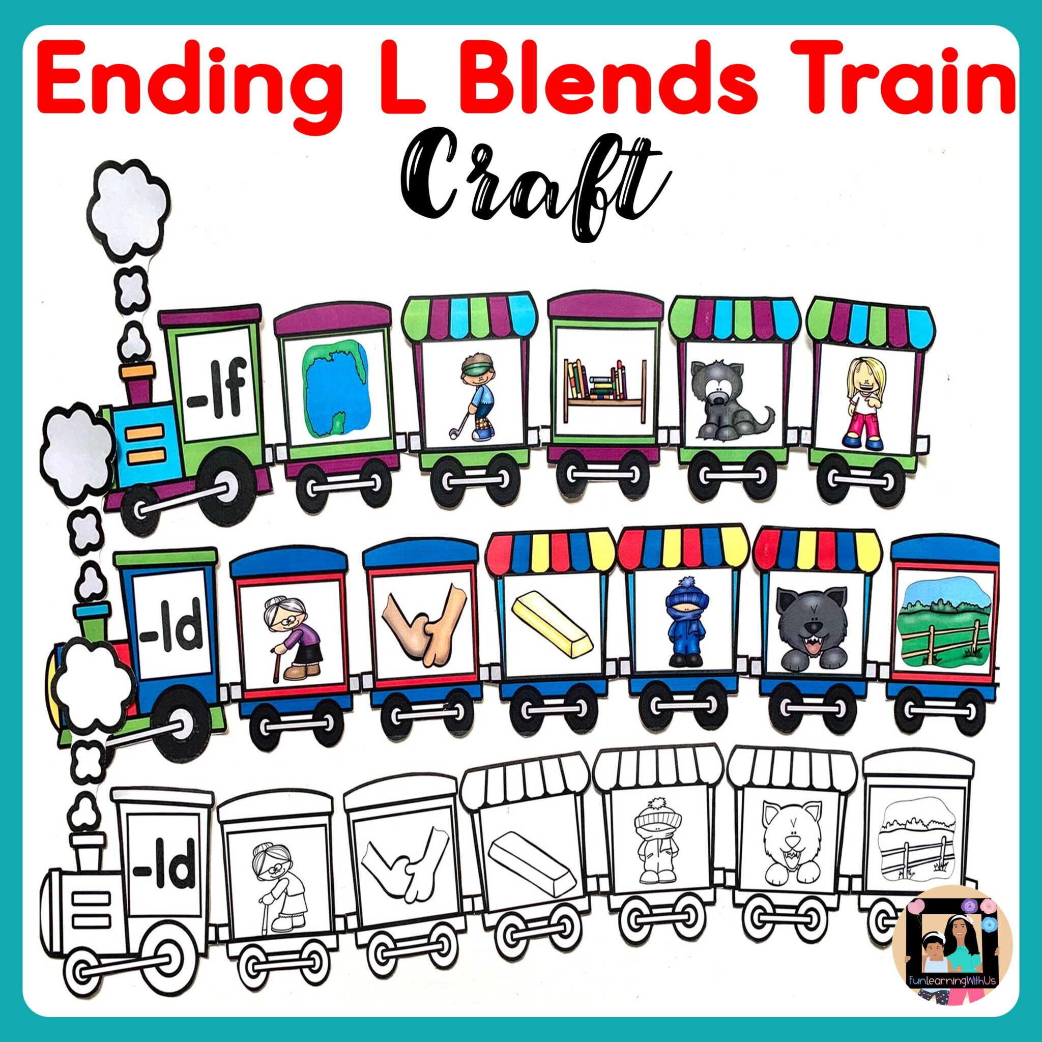 Consonant Ending L Blends Train Craft Activity - Made By Teachers