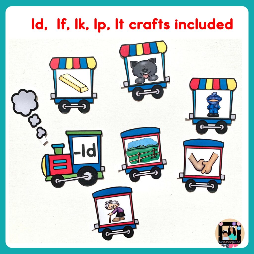 Consonant Ending L Blends Train Craft Activity - Made By Teachers