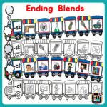 Consonant Beginning & Ending Blends Craft Bundle | Made By Teachers