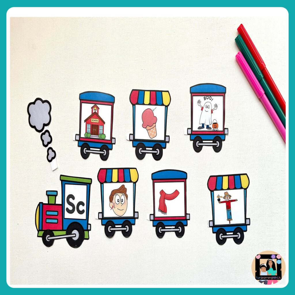 Consonant Beginning & Ending Blends Craft Bundle | Made By Teachers