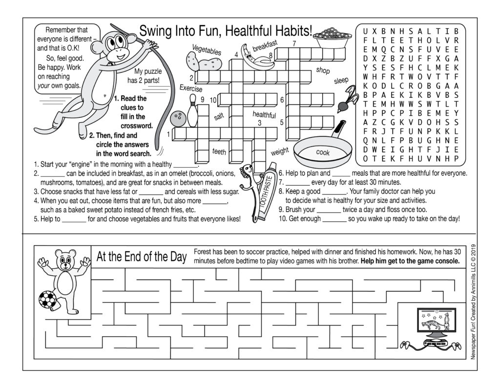 Nutrition for Better Health Puzzle Activity Set - Made By Teachers