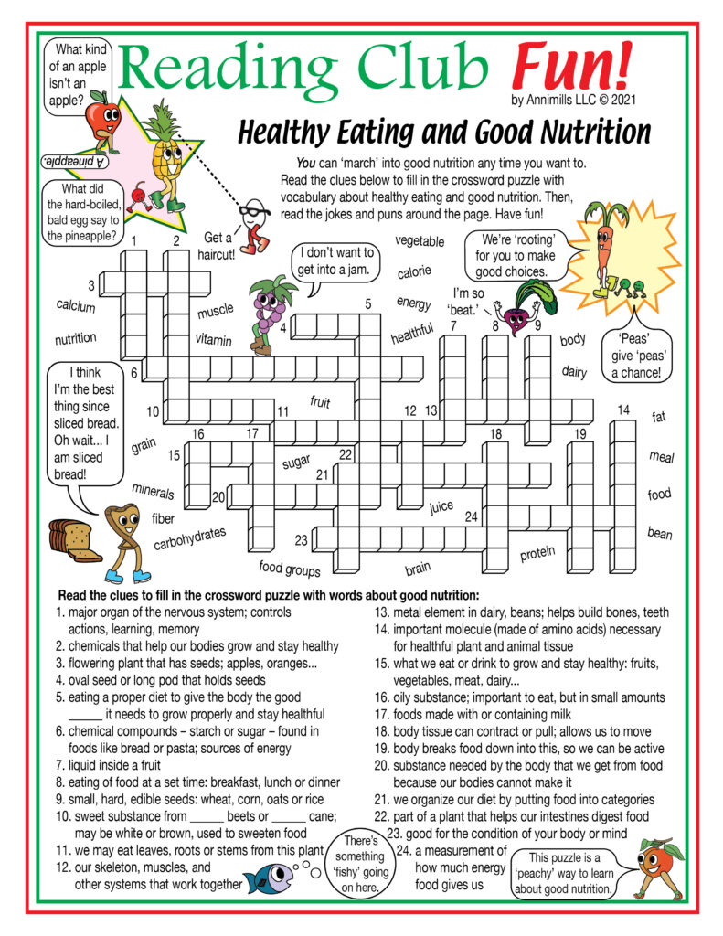 Nutrition for Better Health Puzzle Activity Set - Made By Teachers
