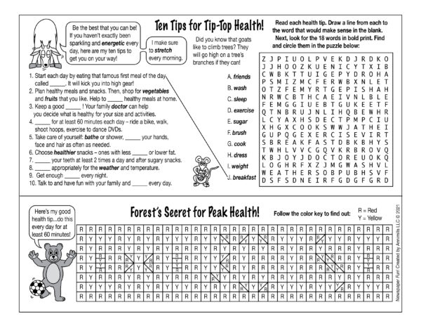 Nutrition and Food Groups Printable Activity Set | Made By Teachers