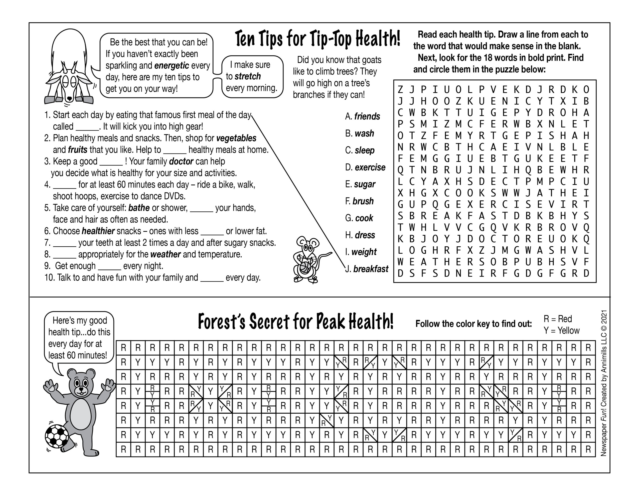 Nutrition and Food Groups Printable Activity Set | Made By Teachers