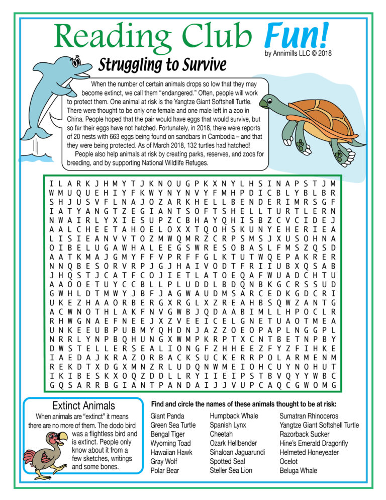 Earth Day - Endangered Animals Printable Set | Made By Teachers