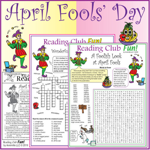 April Fools' Day Puzzle Pack Activities Set - Made By Teachers