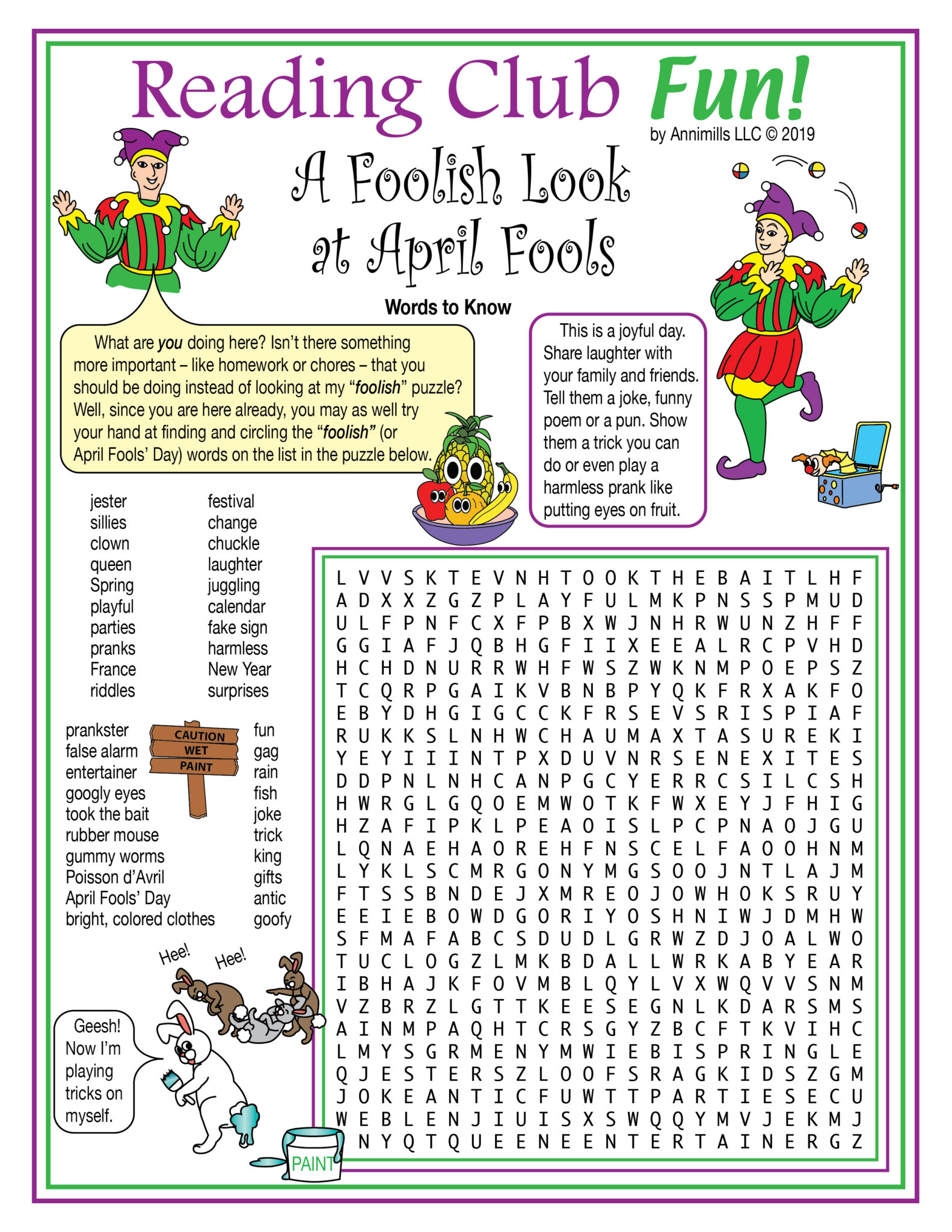 April Fools' Day Puzzle Pack Activities Set | Made By Teachers