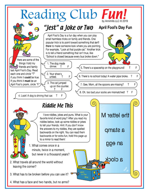 April Fools' Day Puzzle Pack Activities Set | Made By Teachers