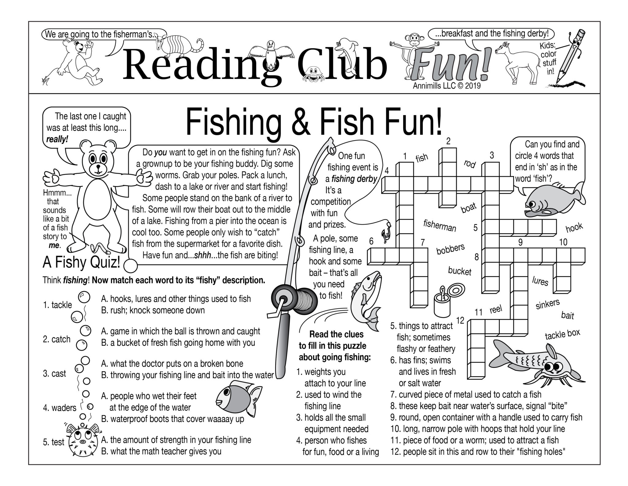 Fishing & Fish Fun – Vocabulary Rich Printables | Made By Teachers