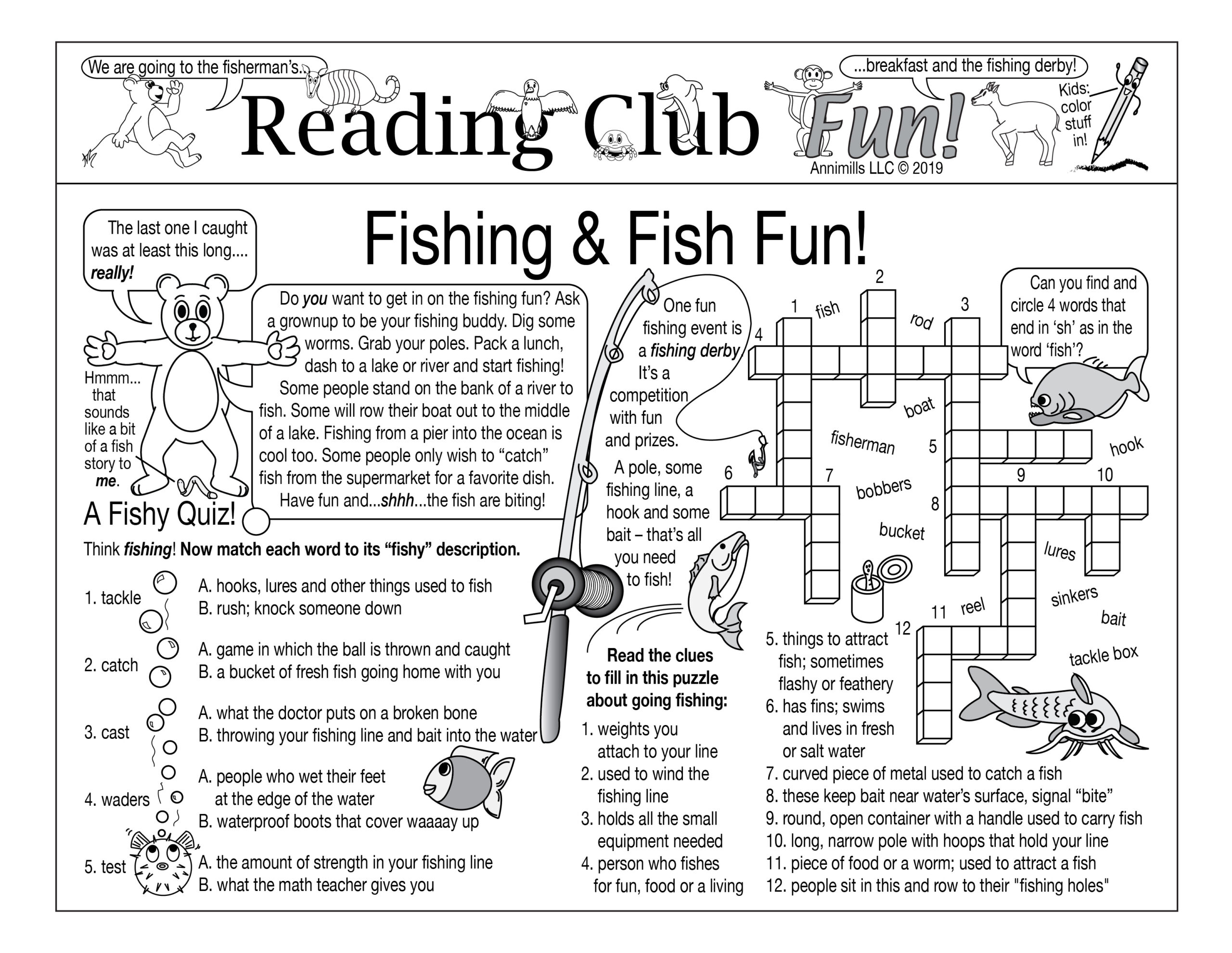 Fishing & Fish Fun – Vocabulary Rich Printables | Made By Teachers