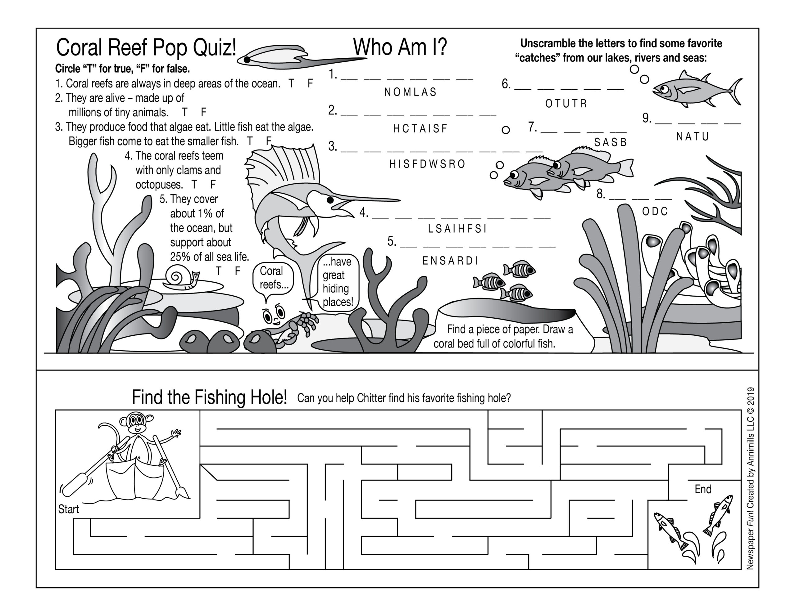 Fishing & Fish Fun – Vocabulary Rich Printables | Made By Teachers