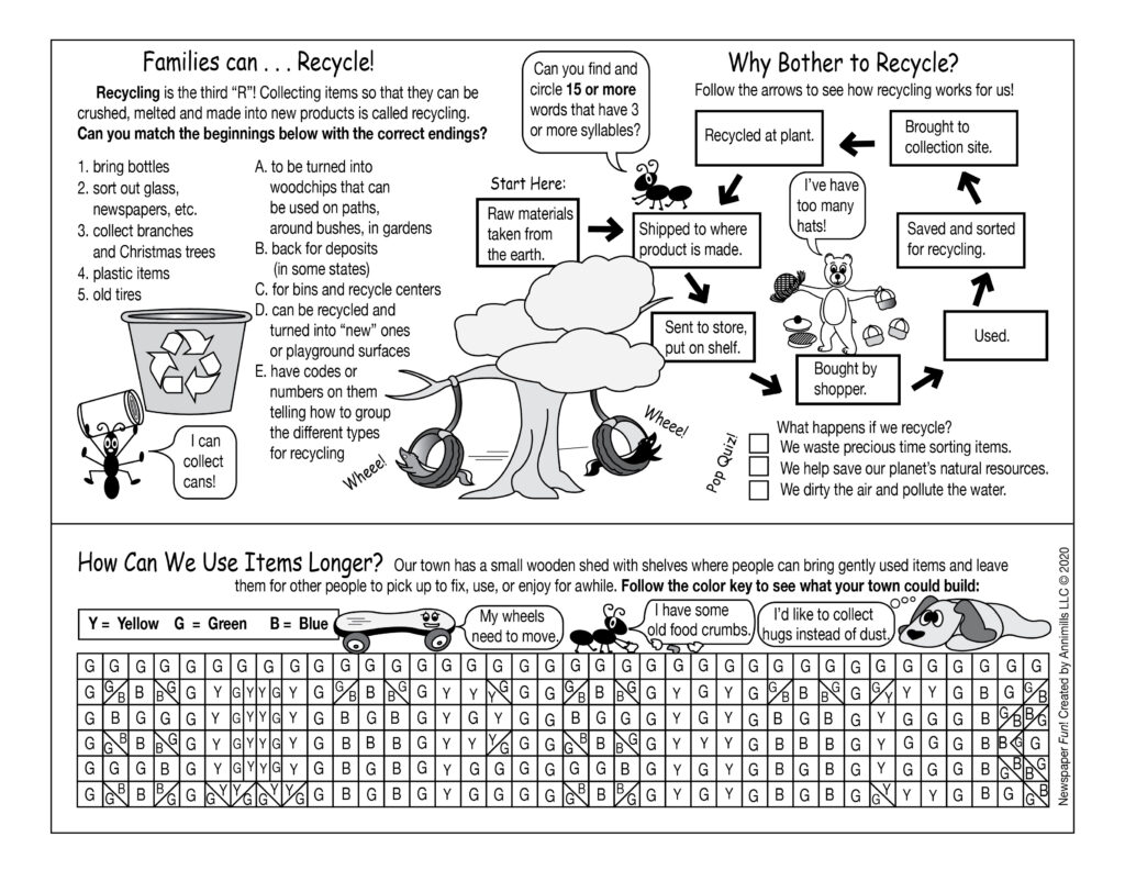 Earth Day 3 Rs Printable Puzzle Pack Activity Set | Made By Teachers