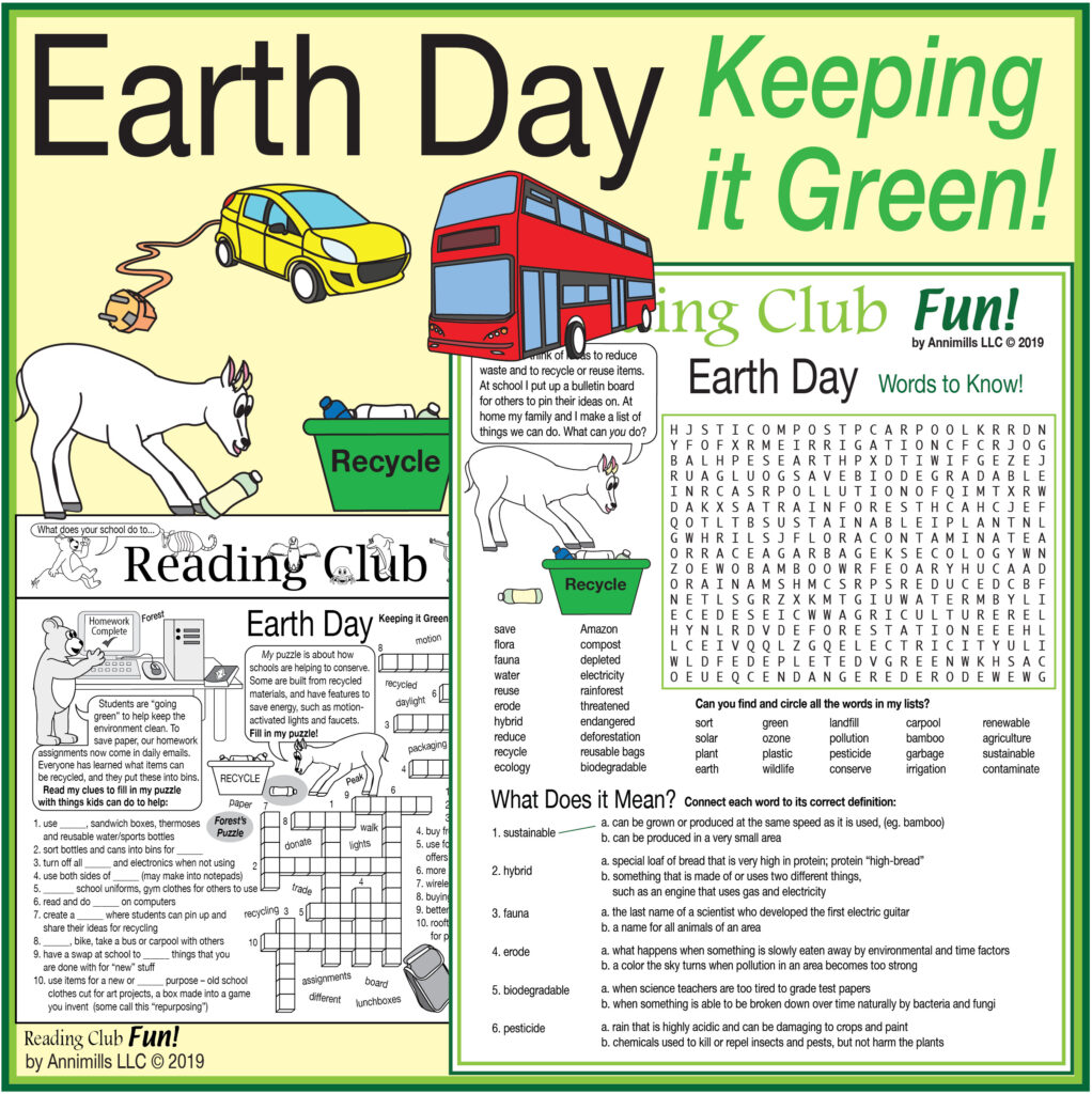 Earth Day Bundle - 6 Printable Puzzle Sets | Made By Teachers
