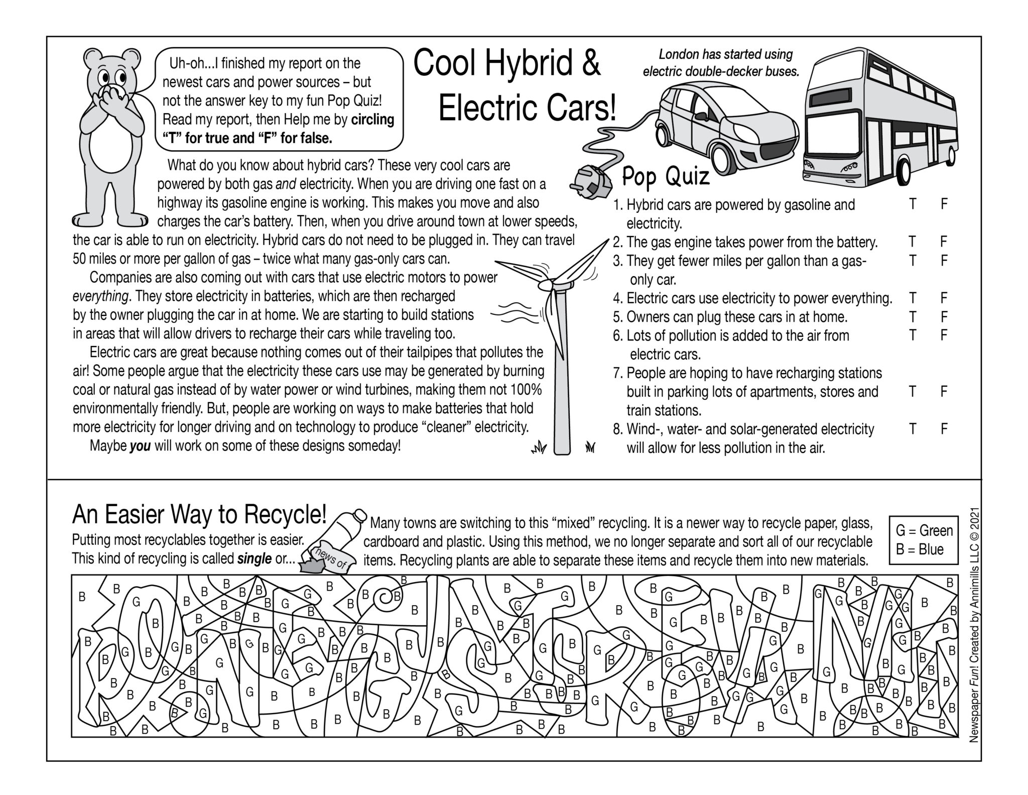Earth Day - Keeping It Green Printable Puzzle Set | Made By Teachers