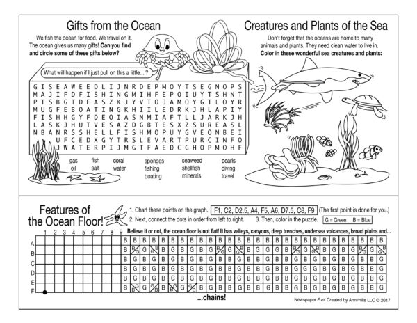 World of Oceans Activity Set Earth Day Printables | Made By Teachers