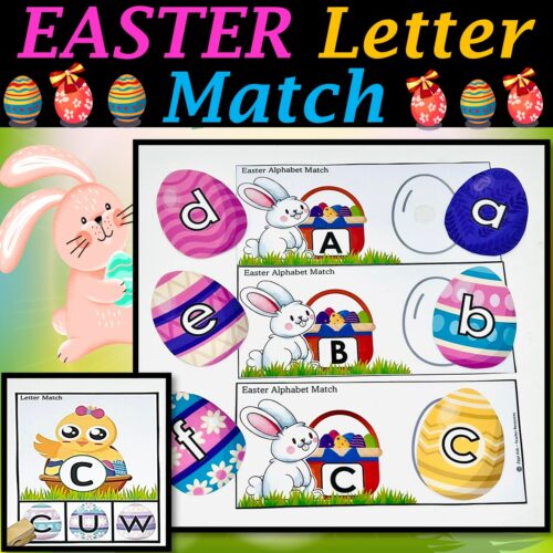Easter Literacy & Math Centers Task Cards Bundle | Made By Teachers