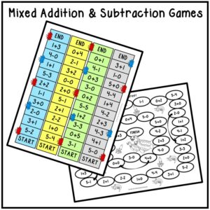 Addition and Subtraction Games to 5 | Made By Teachers