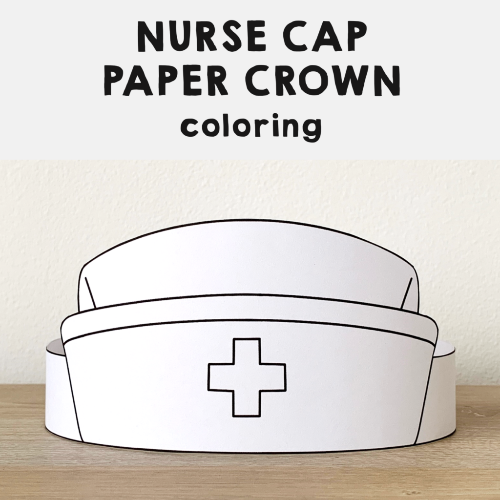 Community Helpers Paper Hats Career Day Printable Paper Coloring Craft ...