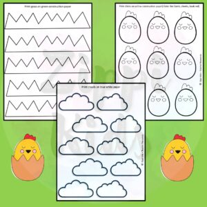 Spring Craft, Easter Hatching Chick Name Craft | Made By Teachers