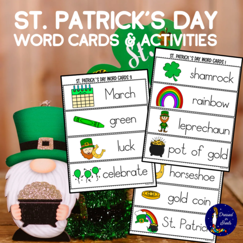 St. Patrick's Day Word Cards & Activities - Made By Teachers
