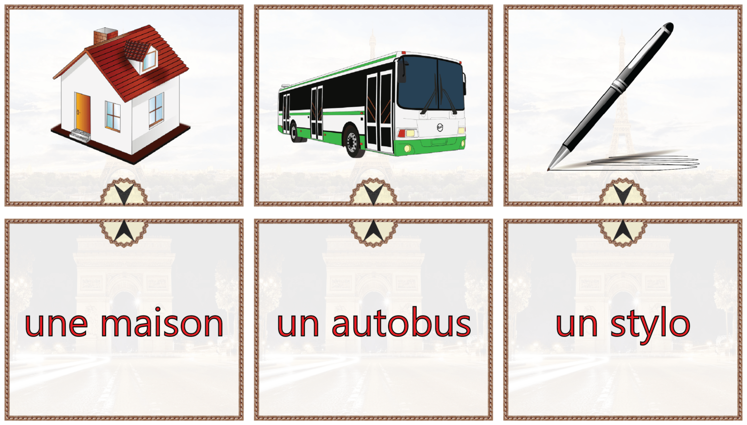 French Match & Task Cards - Everyday Objects - Made By Teachers