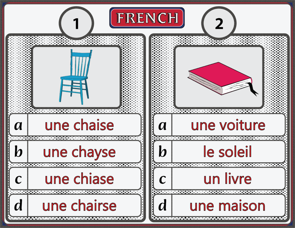 French Match & Task Cards - Everyday Objects | Made By Teachers
