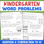 Kindergarten Word Problems Addition & Subtraction | Made By Teachers