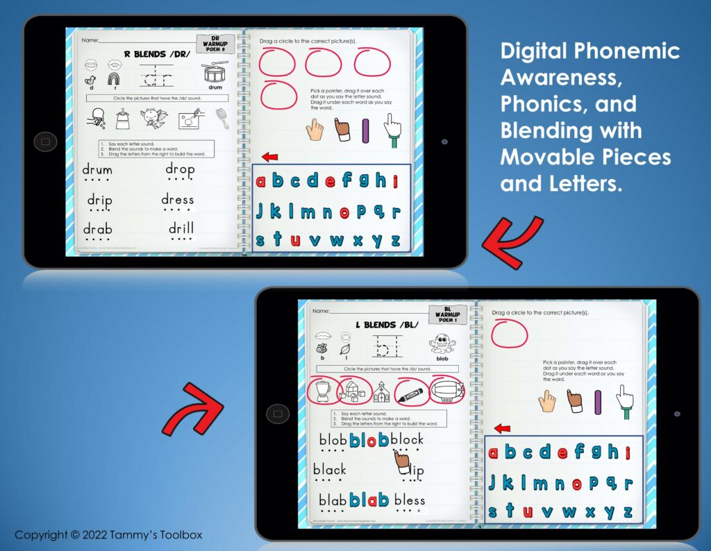 Consonant Blends Decodable Poems and Worksheets | Made By Teachers