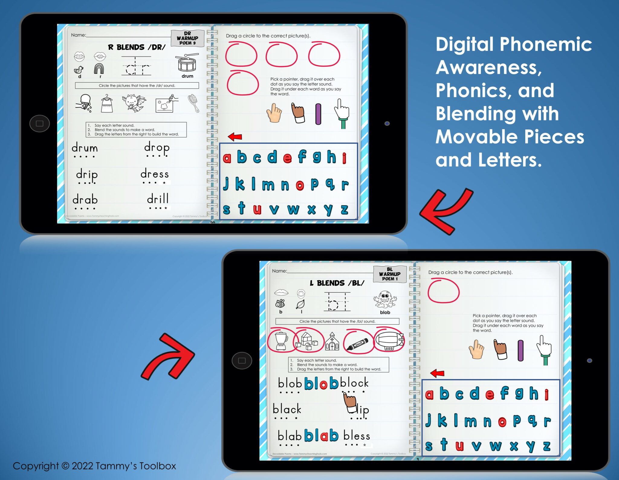Consonant Blends Decodable Poems and Worksheets | Made By Teachers