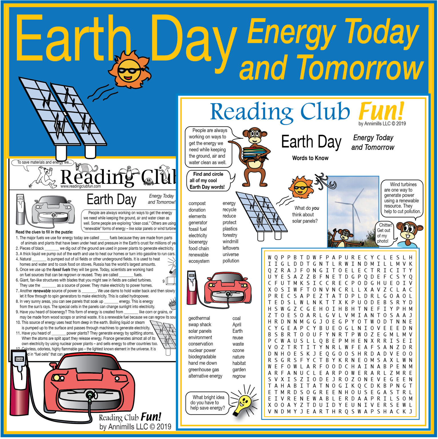 Earth Day Bundle - 6 Printable Puzzle Sets | Made By Teachers