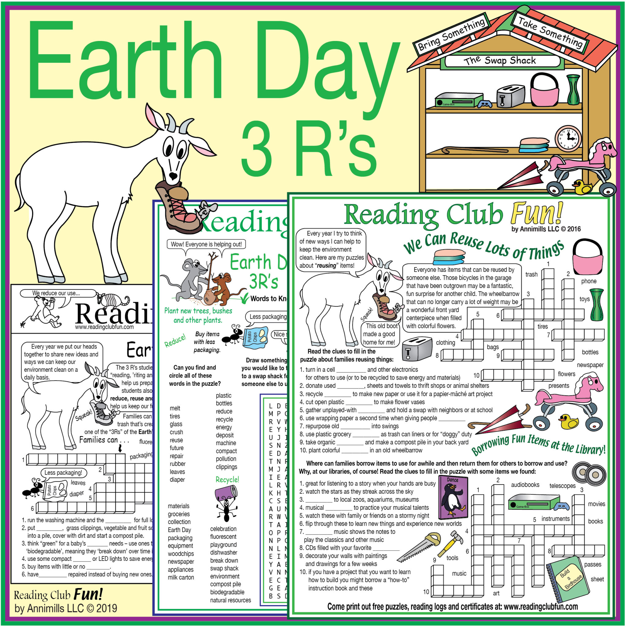 Earth Day Bundle - 6 Printable Puzzle Sets | Made By Teachers