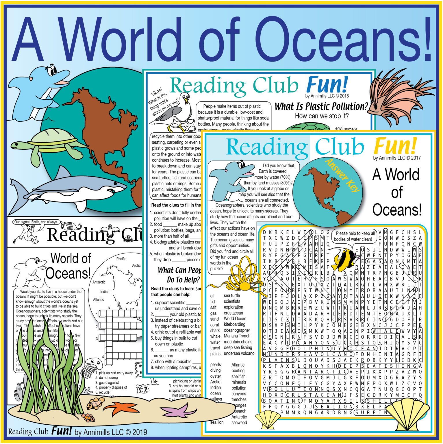 Earth Day Bundle - 6 Printable Puzzle Sets | Made By Teachers