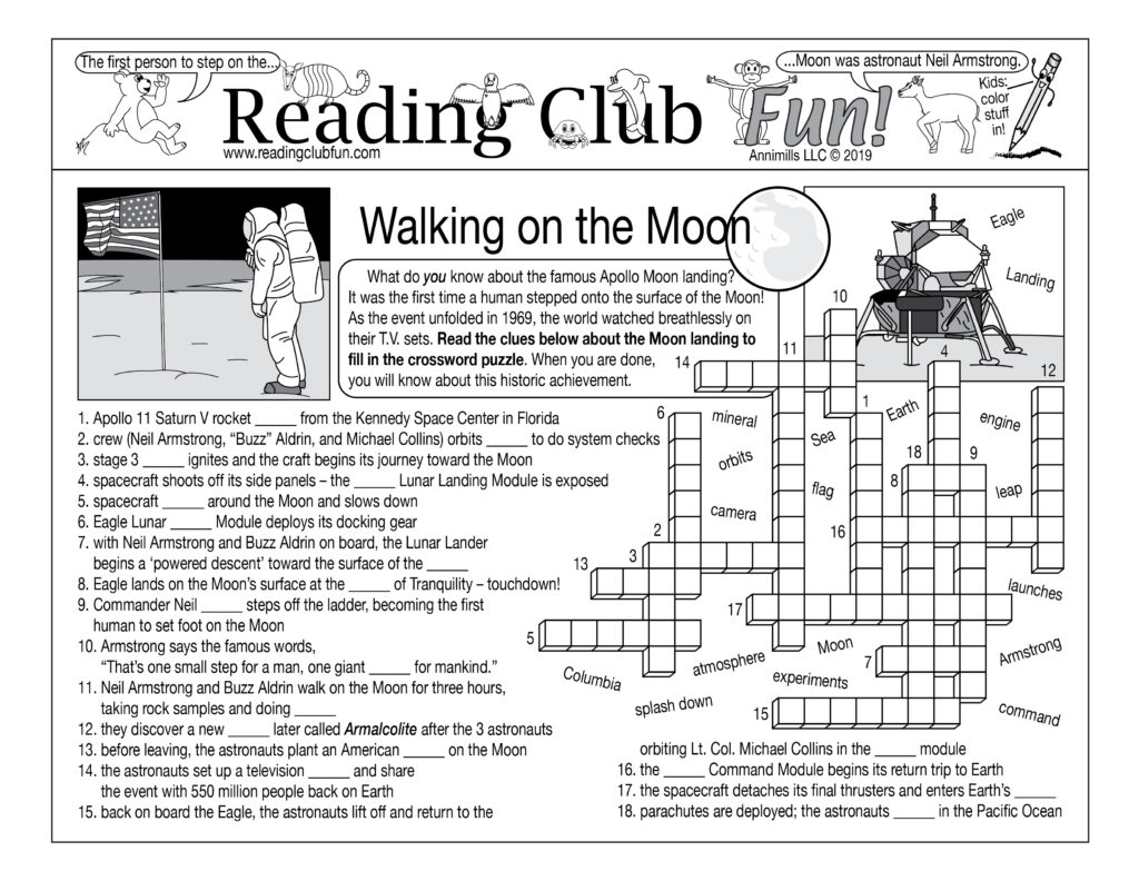 Apollo 11 Moon Landing – Printable Puzzles | Made By Teachers