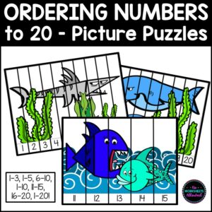 Under the Sea Numbers to 20 Puzzles - Made By Teachers