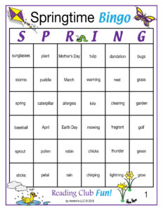 Spring Bingo Vocabulary Game (25 Boards) - Made By Teachers