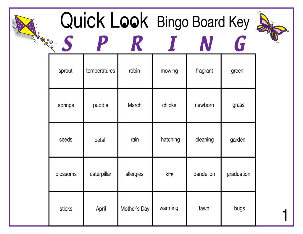 Spring Bingo Vocabulary Game (25 Boards) | Made By Teachers