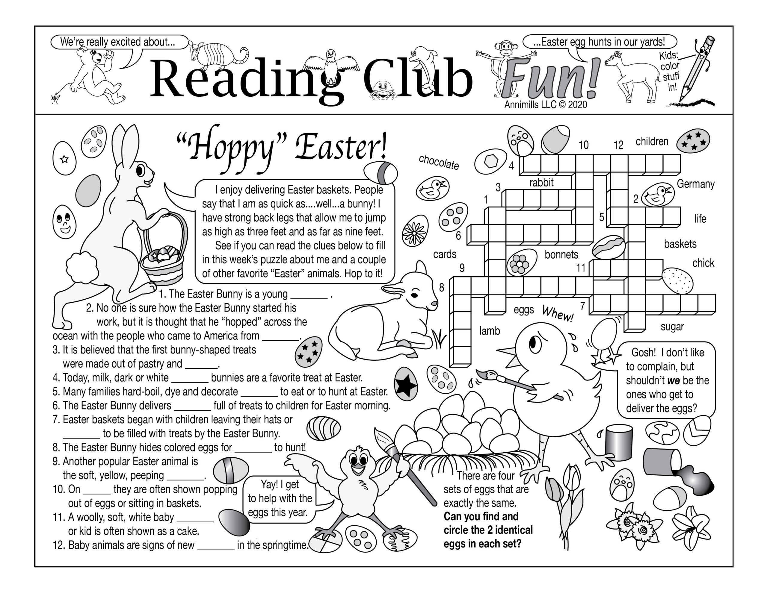 Easter Bunny Baskets and Traditions Printables | Made By Teachers