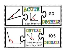 Angle Puzzle Cards - Made By Teachers