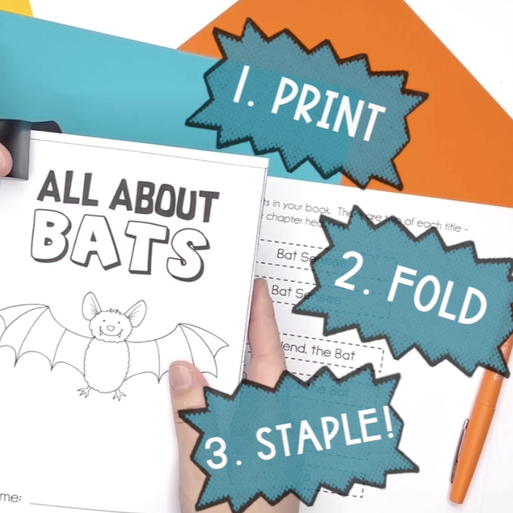 BATS Nonfiction Reading Comprehension Main Idea - Made By Teachers