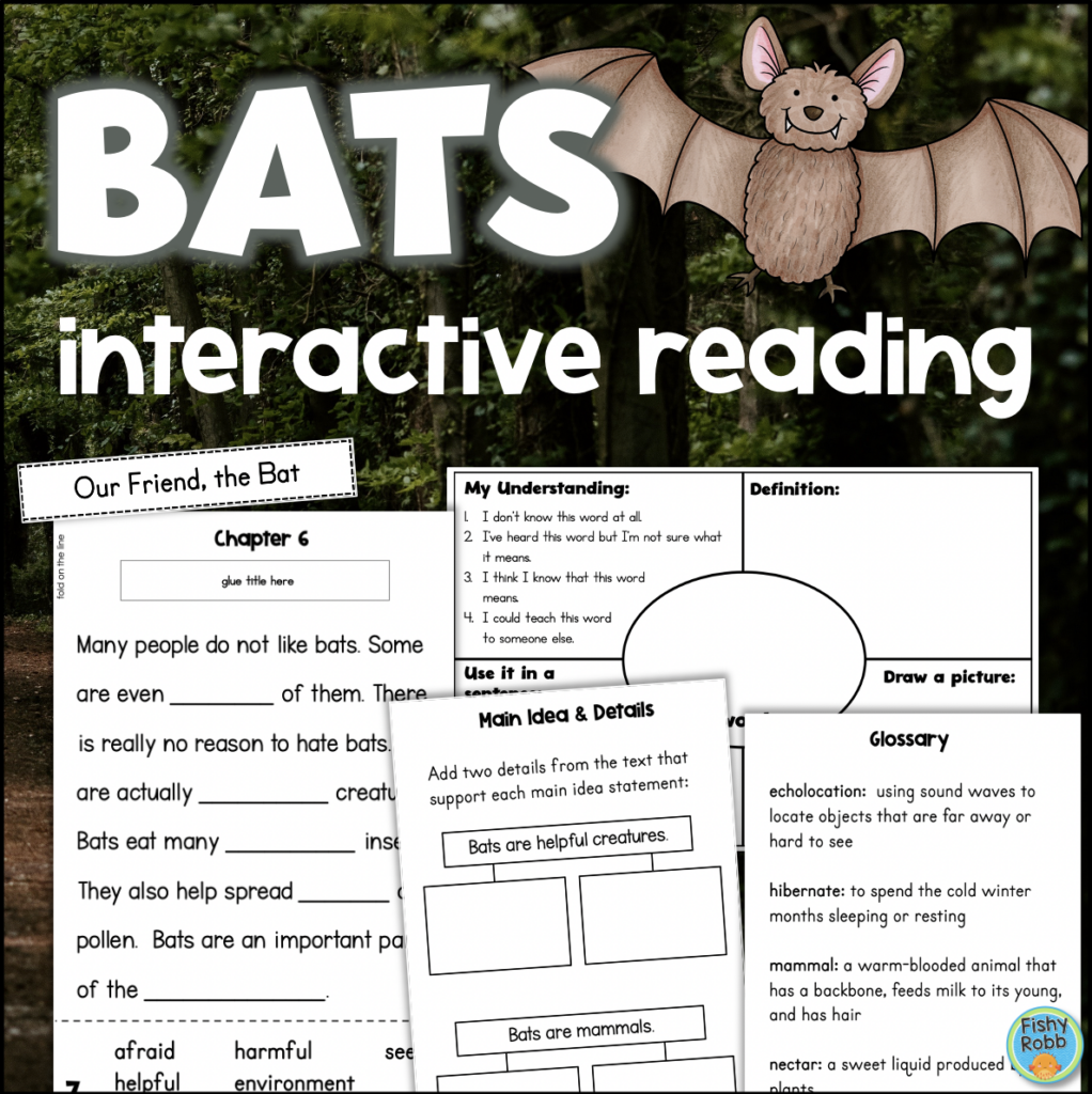 BATS Nonfiction Reading Comprehension Main Idea - Made By Teachers